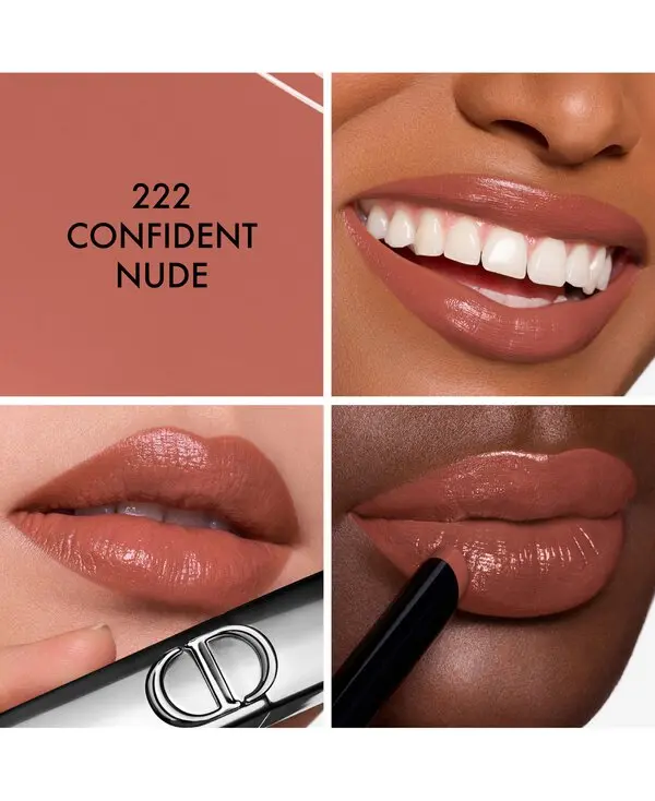 Dior Rouge On Stage Lipstick - 222 Confident Nude | Editorialist